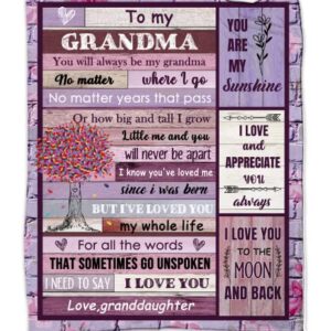 Gifts for Grandma, Grandma Blanket 50''x60'', Grandma Birthday Gifts, Christmas Grandma Gift Ideas for Grandma Soft Cozy Flannel Throw Blanket Grandma Gifts from Grandchildren