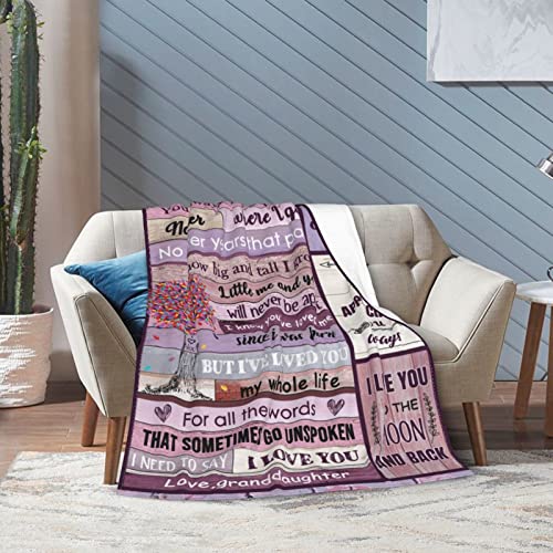 Gifts for Grandma, Grandma Blanket 50''x60'', Grandma Birthday Gifts, Christmas Grandma Gift Ideas for Grandma Soft Cozy Flannel Throw Blanket Grandma Gifts from Grandchildren