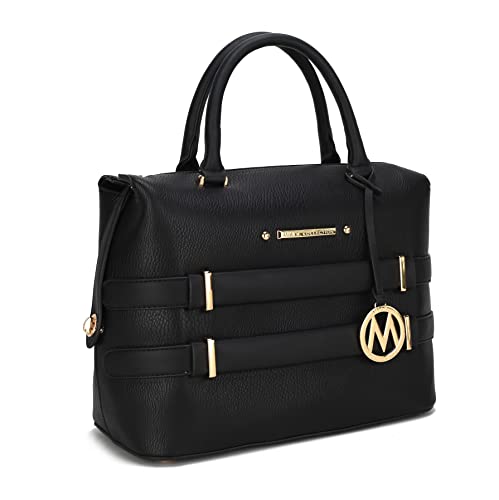 MKF Collection Satchel Bag For Women Top Handle Handbag Purse Black