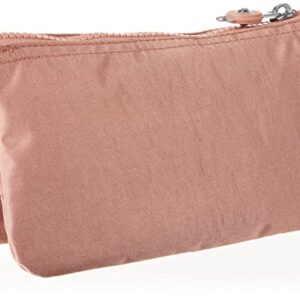 Kipling womens Womenâ€™s Creativity Pouch, Versatile Cosmetics Kit, Lightweight Nylon Travel Organizer Large Purse, Dt Warm Rose, 7.25 L x 4.25 H 1.5 D US