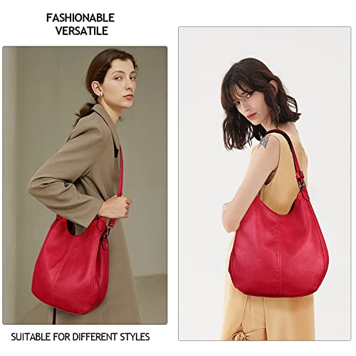 Hobo Bags for Women Faux Leather Ladies Purses and Handbags Tote Shoulder Bag Large Crossbody Bags