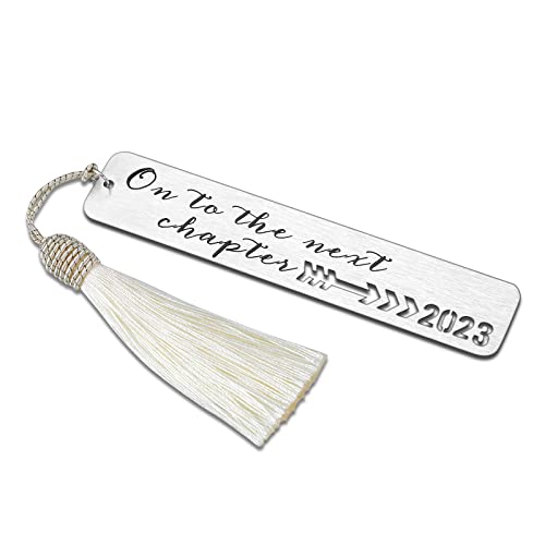 Bookmark with Tassel Inpirational Gifts for Women Men Kids Book Lovers 2023 Graduation Gifts for Student Her Him Teen Boy Girl Rerirement Boss Coworker Leaving High School College Senior Grads Gifts