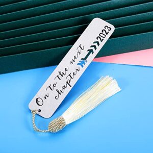 Bookmark with Tassel Inpirational Gifts for Women Men Kids Book Lovers 2023 Graduation Gifts for Student Her Him Teen Boy Girl Rerirement Boss Coworker Leaving High School College Senior Grads Gifts