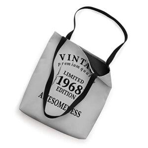 1968 Vintage limited meme awesomeness Birthday quote Tote Bag