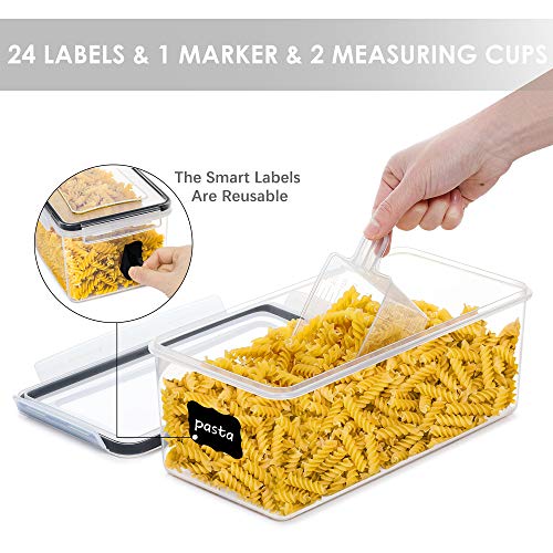 2 Pack Stackable Makeup Organizer and 4PCS 3.2L Spaghetti Container