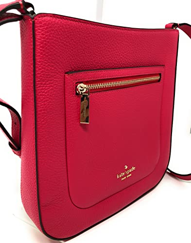 Kate Spade New York Leila Top Zip Crossbody Bag - Bright Rose