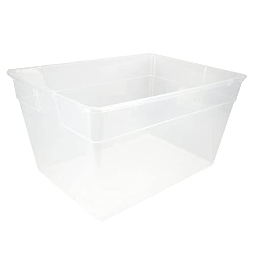 Sterilite 56 Quart Clear Plastic Utility Storage Organization Container Box with Latching Lid (16 Pack)