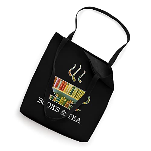 Books And Tea - Book Reader and Book Lover Tote Bag