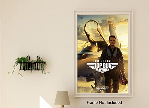 XIHOO Top Gun: Maverick 2022 Movie Unframed Wall Decor Poster 24x36