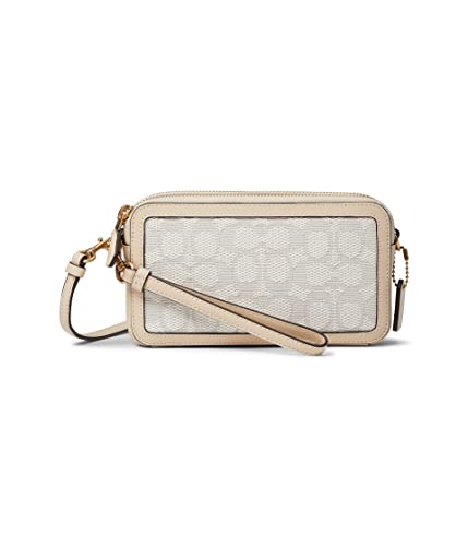 COACH Signature Jacquard Kira Crossbody Chalk/Ivory One Size