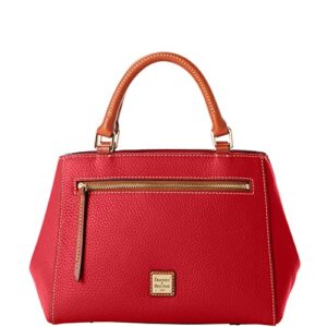 dooney & bourke pebble grain small zip satchel