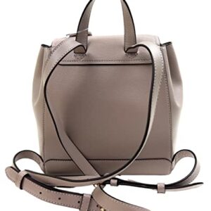 Kate Spade New York Darcy Flap Drawstring Medium Backpack Leather Warm Taupe