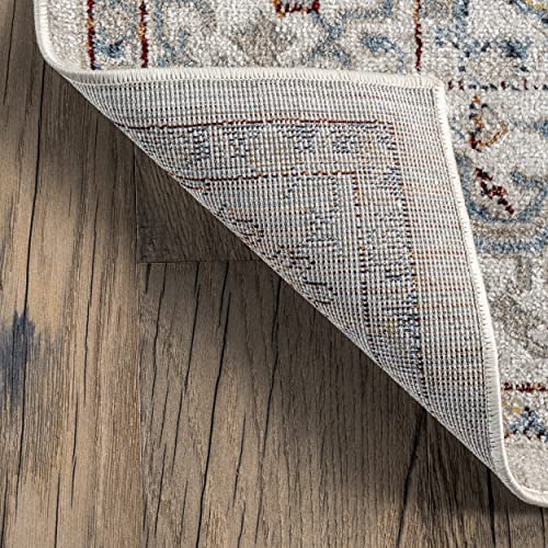 nuLOOM Cady Machine Washable Transitional Area Rug, 8' x 10', Beige