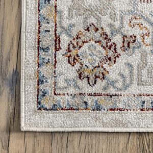 nuLOOM Cady Machine Washable Transitional Area Rug, 8' x 10', Beige