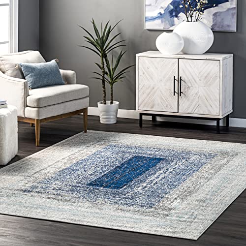 nuLOOM Pauline Contemporary Ombre Area Rug, 8' x 10', Blue