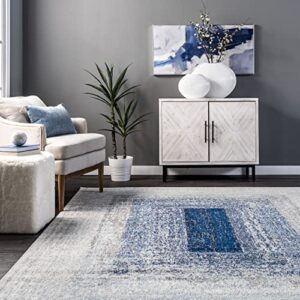 nuLOOM Pauline Contemporary Ombre Area Rug, 8' x 10', Blue