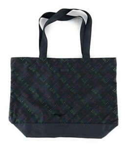 victoria’s secret pink tote bag black rainbow logos