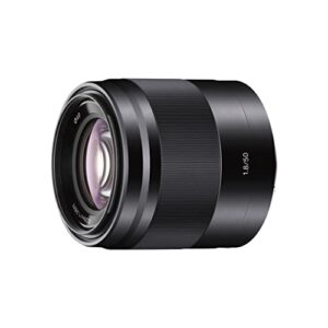 sony – e 50mm f1.8 oss portrait lens (sel50f18/b), black