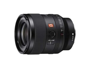 sony fe 35mm f1.4 gm full-frame large-aperture wide angle g master lens