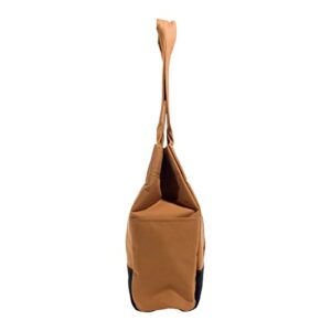 Carhartt Gear B0000380 Vertical Snap Tote - One Size Fits All - Carhartt Brown