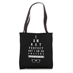 optician optometrists doctor eye glasses tote bag