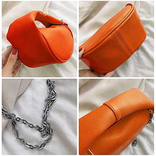 Cute Hobo Tote Handbag Mini Clutch Purse with Zipper Closure