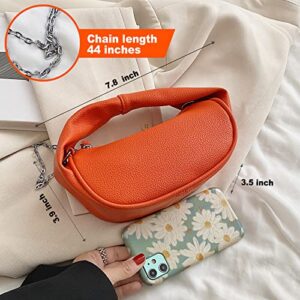 Cute Hobo Tote Handbag Mini Clutch Purse with Zipper Closure