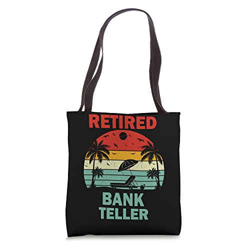 Retired Bank Teller Retirement Banker Gifts Tote Bag