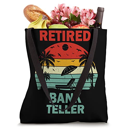 Retired Bank Teller Retirement Banker Gifts Tote Bag