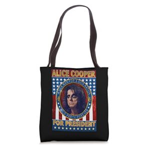 alice cooper – alice cooper for president tote bag