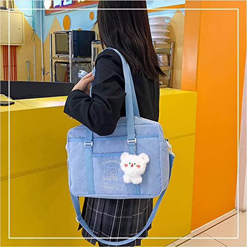 Freie Liebe Corduroy Ita Bag for Women kawaii Cute Bags Girls School Tote Bag Crossbody Handbags