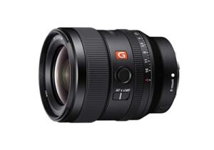 sony e-mount fe 24mm f1.4 gm full frame wide-angle prime lens (sel24f14gm), black