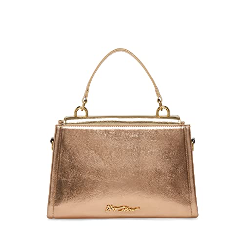 Betsey Johnson Snakin' Around Satchel, Gold