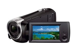 sony – hdrcx405 hd video recording handycam camcorder (black)