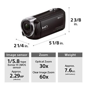 Sony - HDRCX405 HD Video Recording Handycam Camcorder (black)