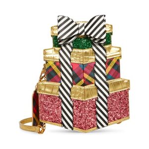 betsey johnson stack of gifts crossbody, multi