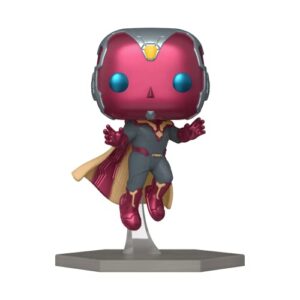 funko pop! marvel: captain america: civil war build a scene – vision, amazon exclusive, figure 1 of 12