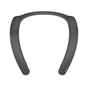 Sony SRS-NB10 Wireless Neckband Bluetooth Speaker Comfortable and Lightweight with Technology to Work from Home, Built-in mic, 20 Hours of Battery Life, and IPX4 Splash-Resistant- Charcoal Gray