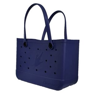 frogg toggs womens tote lightweight, washable eva beach beyond handbag, navy, navy us