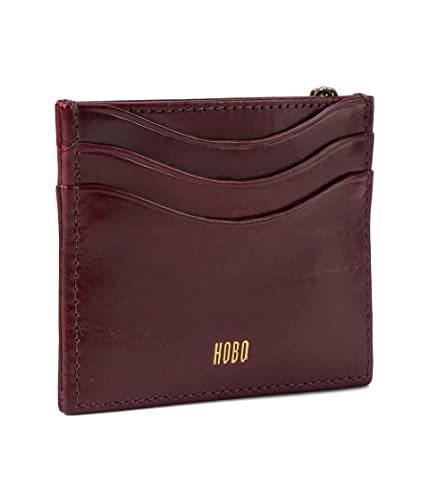 HOBO Max Wallet For Women - Leather Upper With Polyester Lining, Beautiful and Handy Wallet Merlot One Size One Size