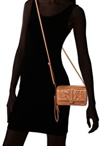 The Sak Womens Sequoia Extra Large Smartphone Crossbody, Tobacco Floral Embossed Ii, One Size US