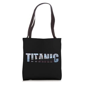 titanic 1912 passenger liner cruise ship tote bag