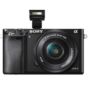 Sony Alpha a6000 Mirrorless Digital Camera 24.3MP SLR Camera with 3.0-Inch LCD (Black) w/16-50mm Power Zoom Lens