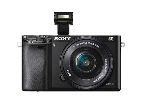 Sony Alpha a6000 Mirrorless Digital Camera 24.3MP SLR Camera with 3.0-Inch LCD (Black) w/16-50mm Power Zoom Lens