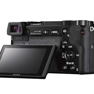 Sony Alpha a6000 Mirrorless Digital Camera 24.3MP SLR Camera with 3.0-Inch LCD (Black) w/16-50mm Power Zoom Lens