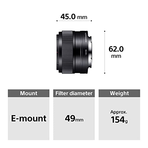 Sony SEL35F18 35mm f/1.8 Prime Fixed Lens