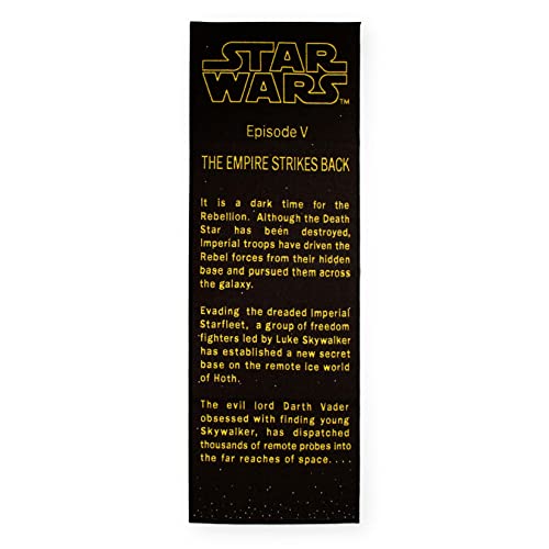 Star Wars: The Empire Strikes Back Title Crawl Printed Area Rug | Indoor Floor Mat, Accent Rug For Living Room and Bedroom, Home Decor For Kids Playroom | Movie Gifts And Collectibles | 27 x 77 Inches