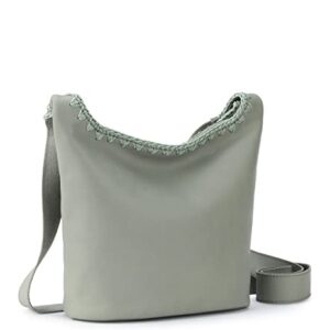 The Sak Asher Crossbody Bag in Leather, Large Purse with Single Shoulder Strap, Meadow