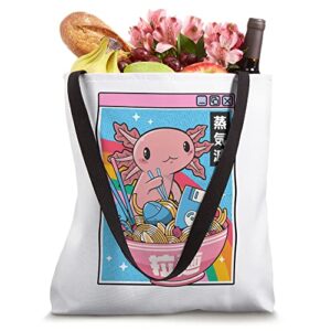 Axoltol Digital Ramen Bowl Japan Otaku Anime Vaporwave Tote Bag