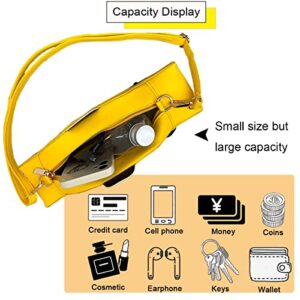 Sunwel Fashion 3D NYC Taxi Fun Crossbody Car Shaped Quicky Bag Shoulder Handbag Small Odd Purse for Women Girls (Yellow)